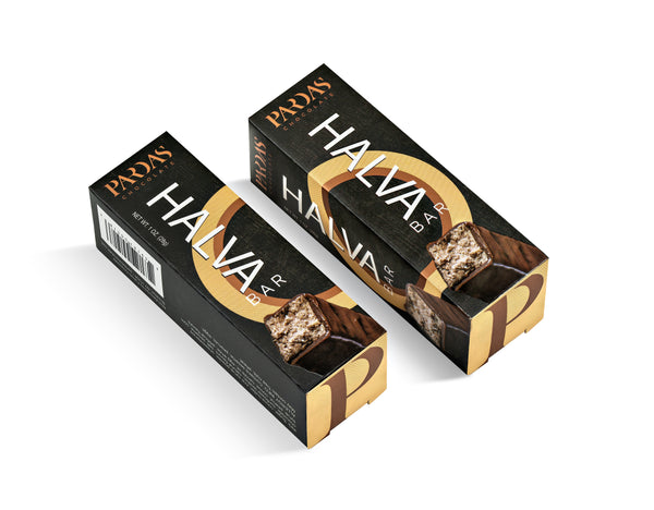 Halva Bars | Chocolate Covered | Kosher Parve - Pardas Chocolates