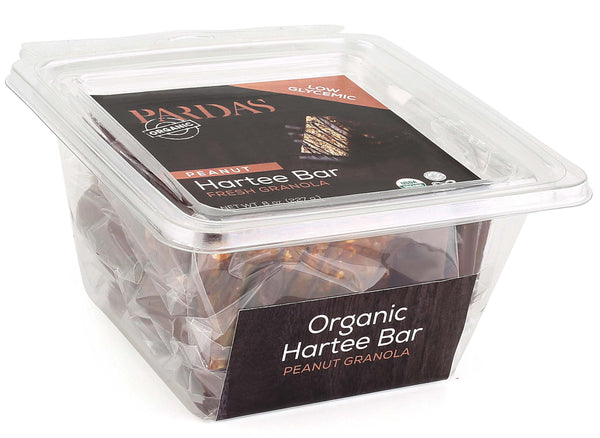 HARTEE BAR, ORGANIC PEANUT GRANOLA, 8 OZ. - Pardas Chocolates